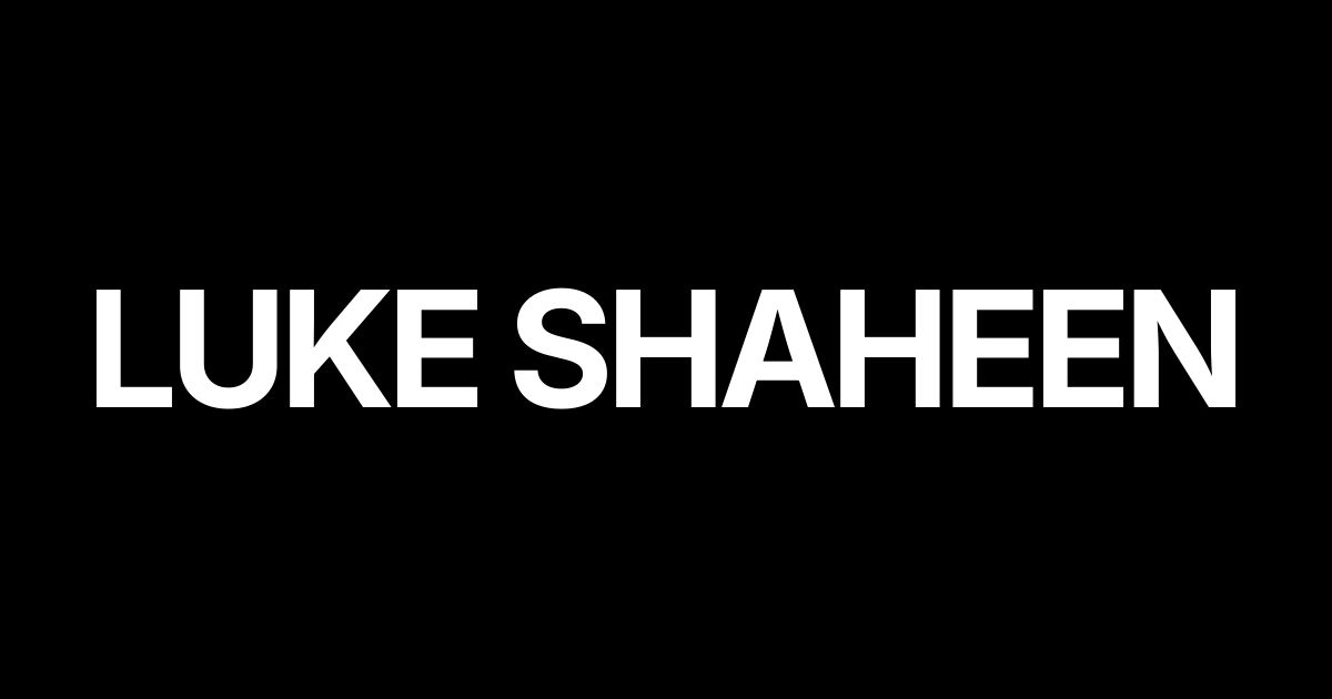 Luke Shaheen | Cinematographer & Video Producer | Milwaukee